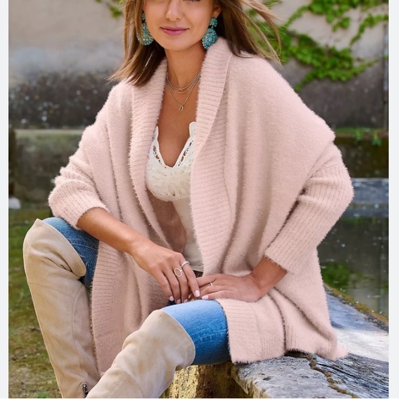 Boston Proper | Sweaters | Nwt Boston Proper Plush Relaxed Cardigan ...